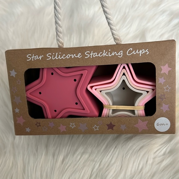 Toys | Star Shaped Silicone Stacking Cups Bpa Free Baby Toys Shapes 5 ...